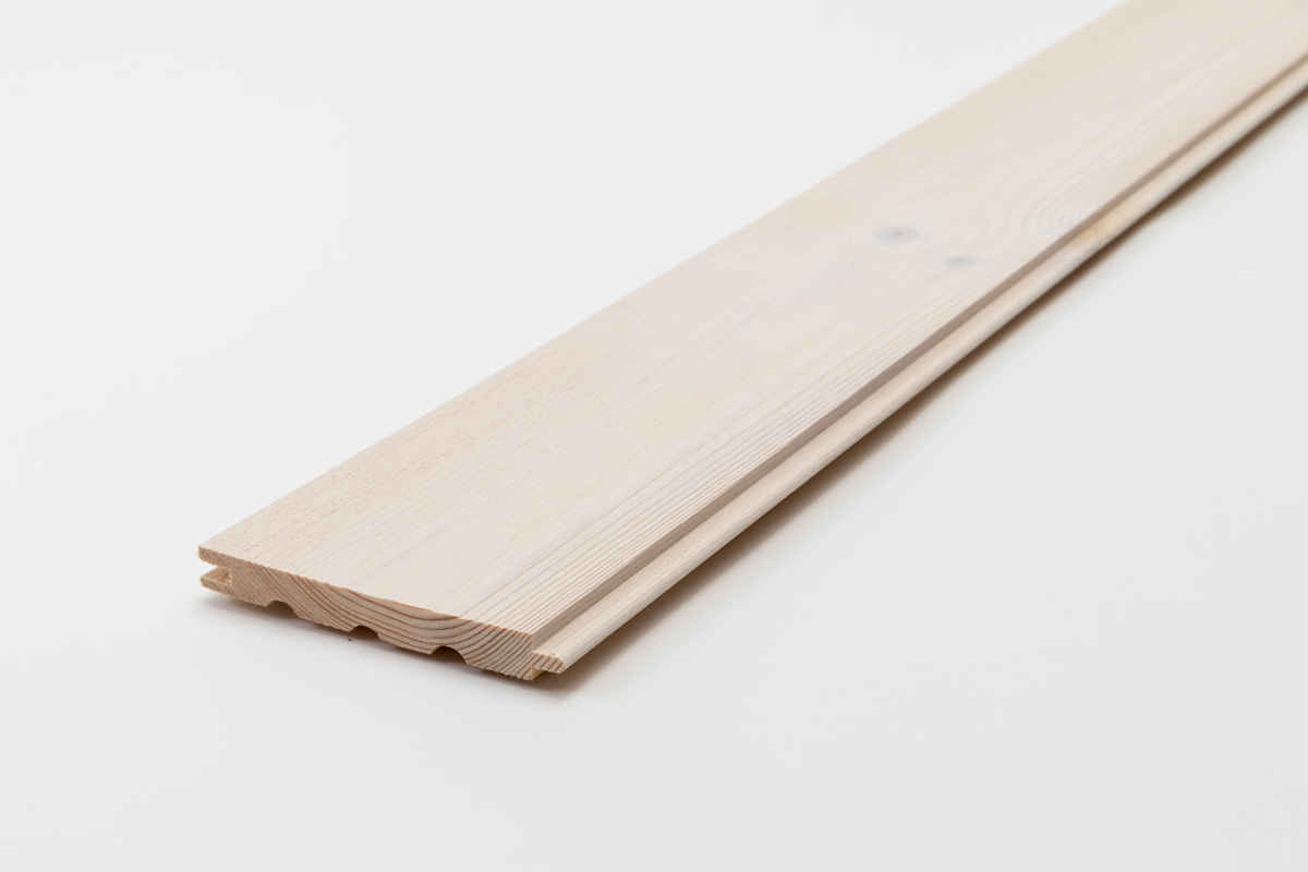 Glattpanel hvitlasert - børstet - Innvendig panel - Stiltre