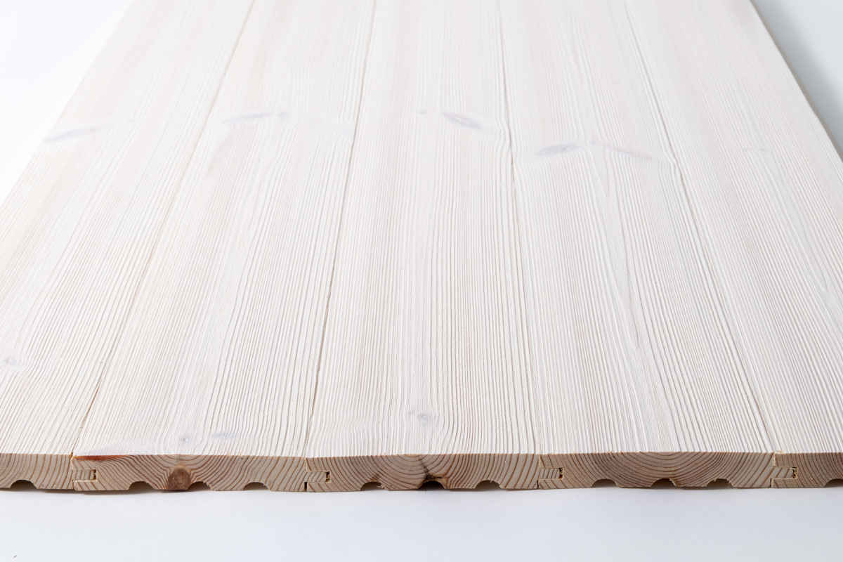 Glattpanel hvitlasert - børstet - Innvendig panel - Stiltre